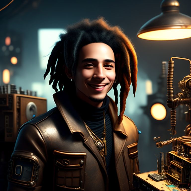 stark-ram338: Young charming steampunk tinkerer man in his 20s looking ...