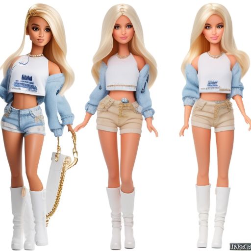 urban-bear732: Hailey Bieber barbie doll character reference