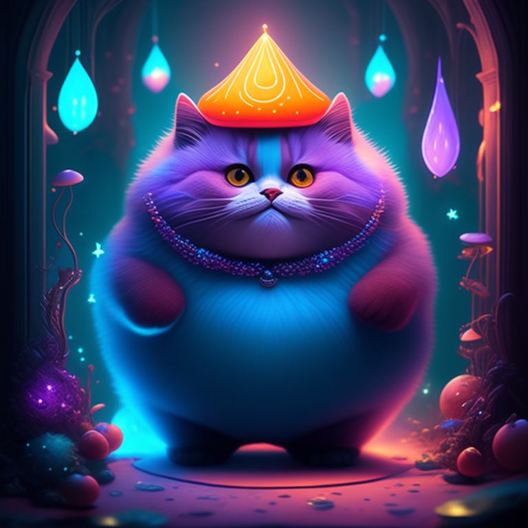 same-eland518: 3d wizard obese orange cat conjures a spell in boots, funny