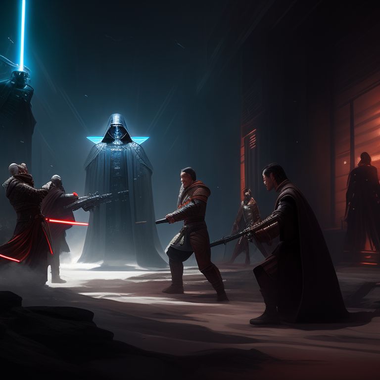 Jedi Fight Art