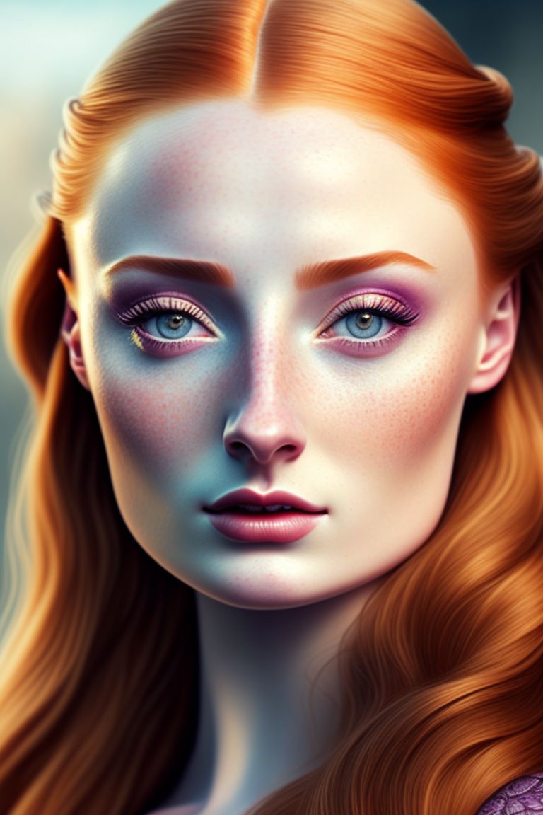 bouncy-mule791: Sansa Stark, looks like Sansa Stark, face reference ...