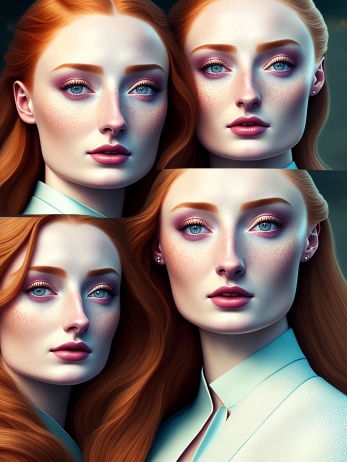 bouncy-mule791: Sansa Stark, looks like Sansa Stark, face reference ...