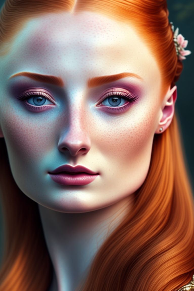bouncy-mule791: Sansa Stark, looks like Sansa Stark, face reference ...