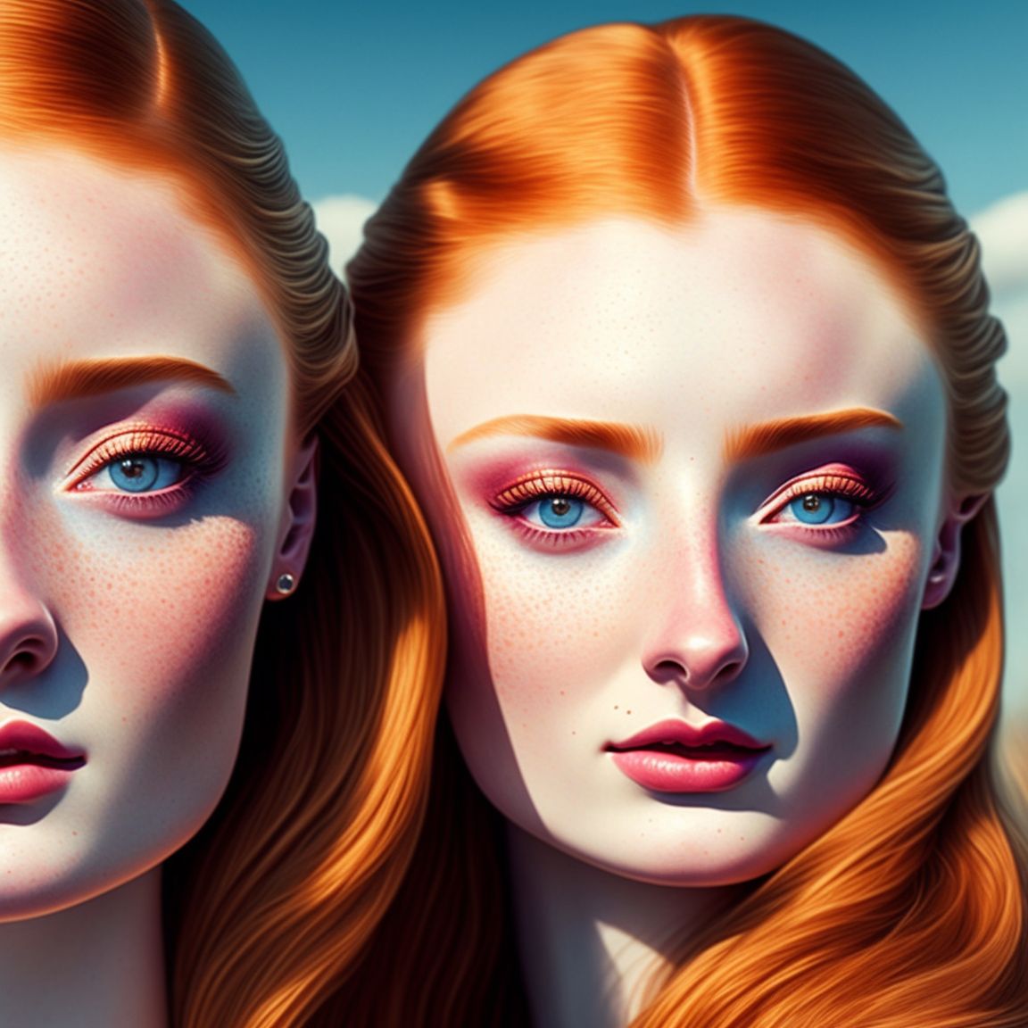 bouncy-mule791: Sansa Stark, looks like Sansa Stark, face reference ...