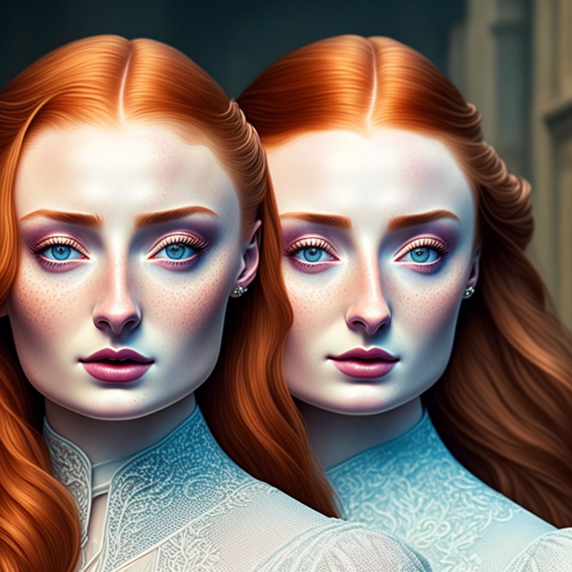 bouncy-mule791: Sansa Stark, looks like Sansa Stark, face reference ...