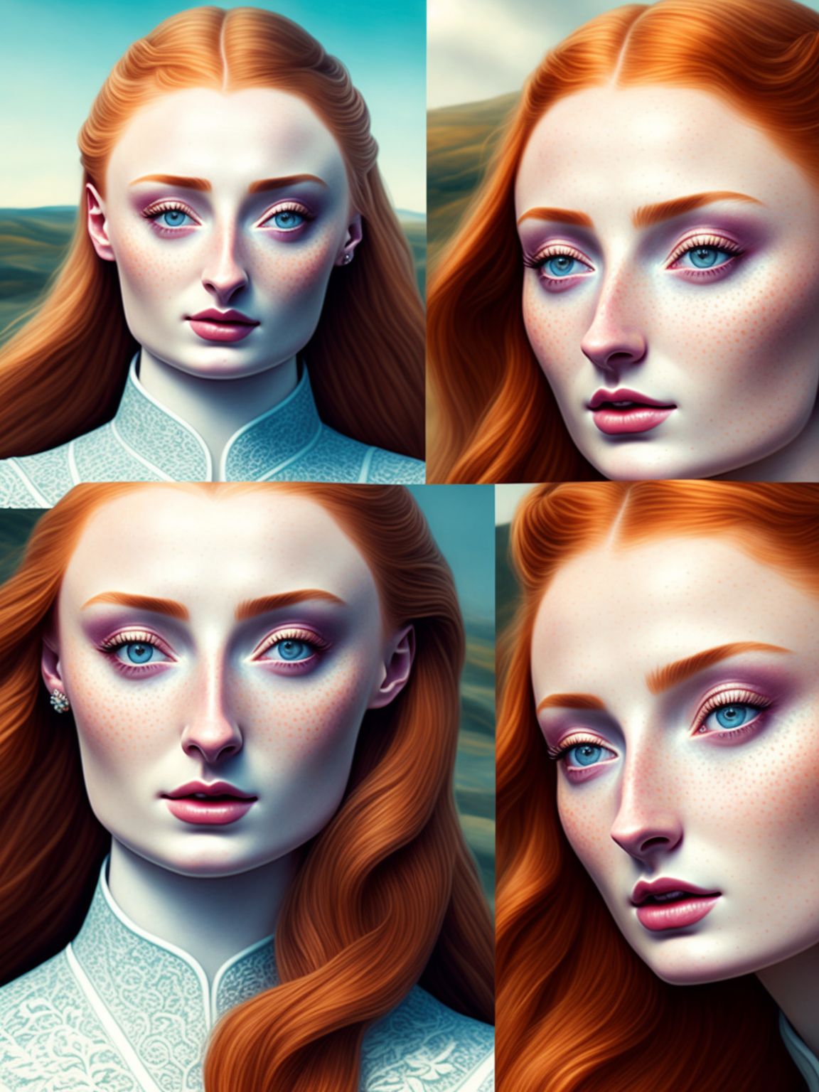 bouncy-mule791: Sansa Stark, looks like Sansa Stark, face reference ...