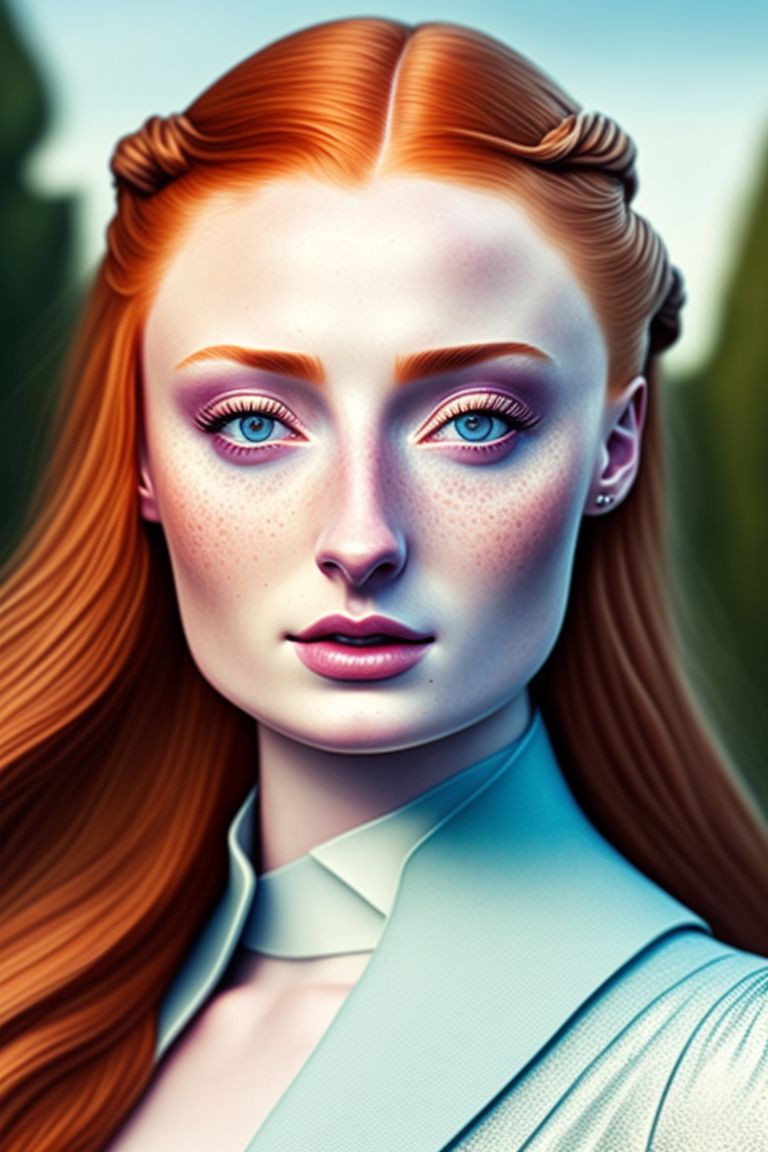 bouncy-mule791: Sansa Stark, looks like Sansa Stark, face reference ...