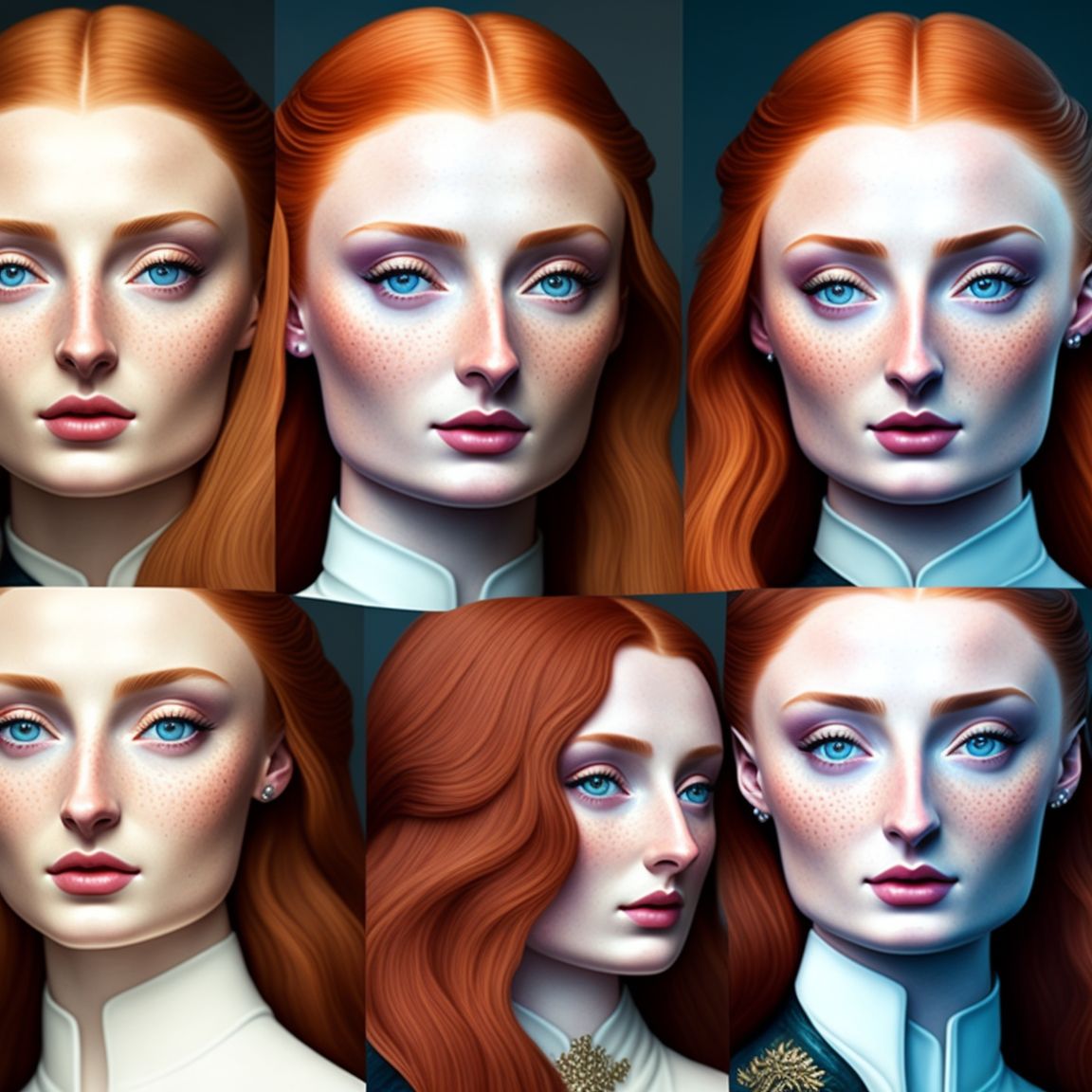 bouncy-mule791: Sansa Stark, looks like Sansa Stark, face reference ...