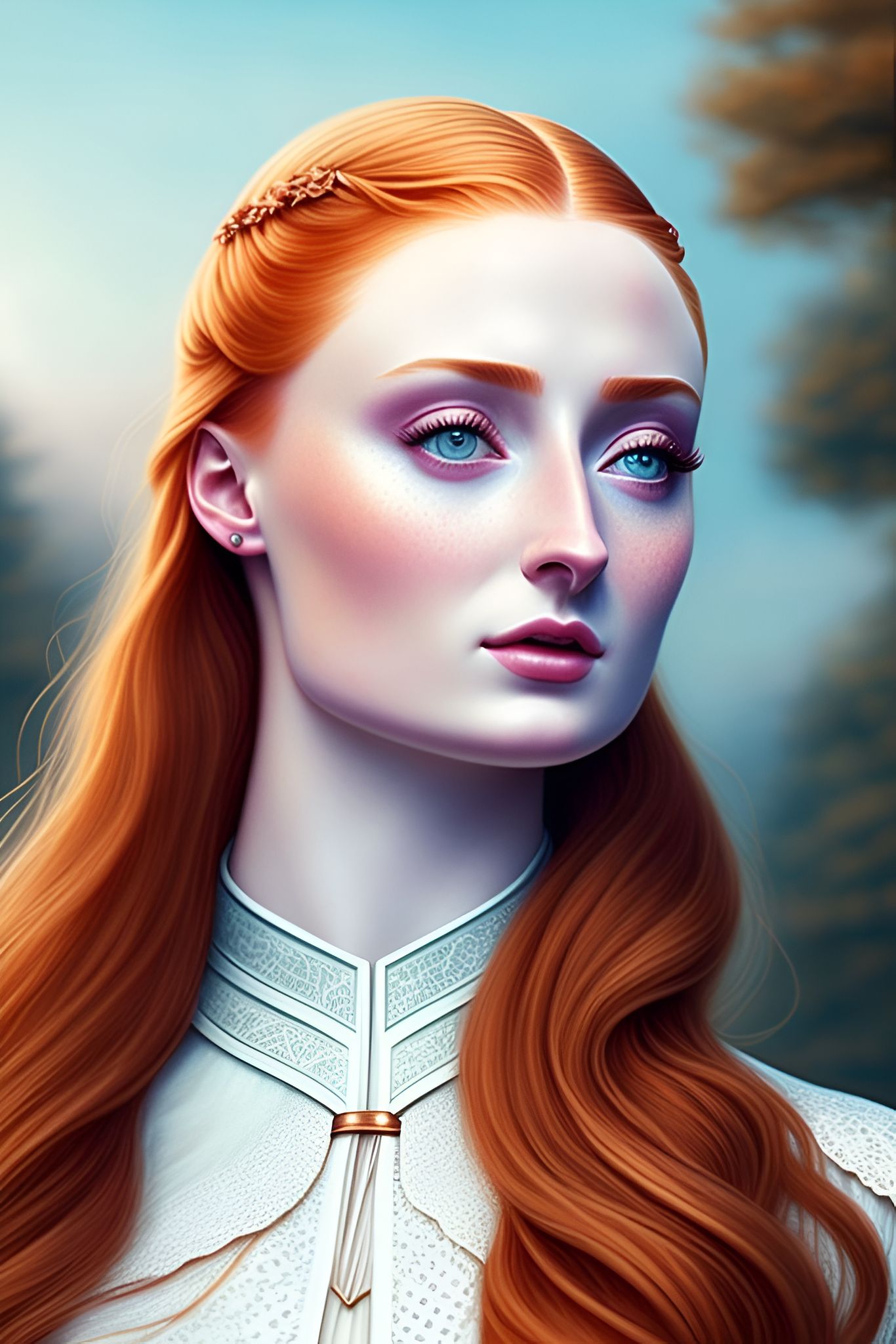bouncy-mule791: Sansa Stark, looks like Sansa Stark, face reference ...