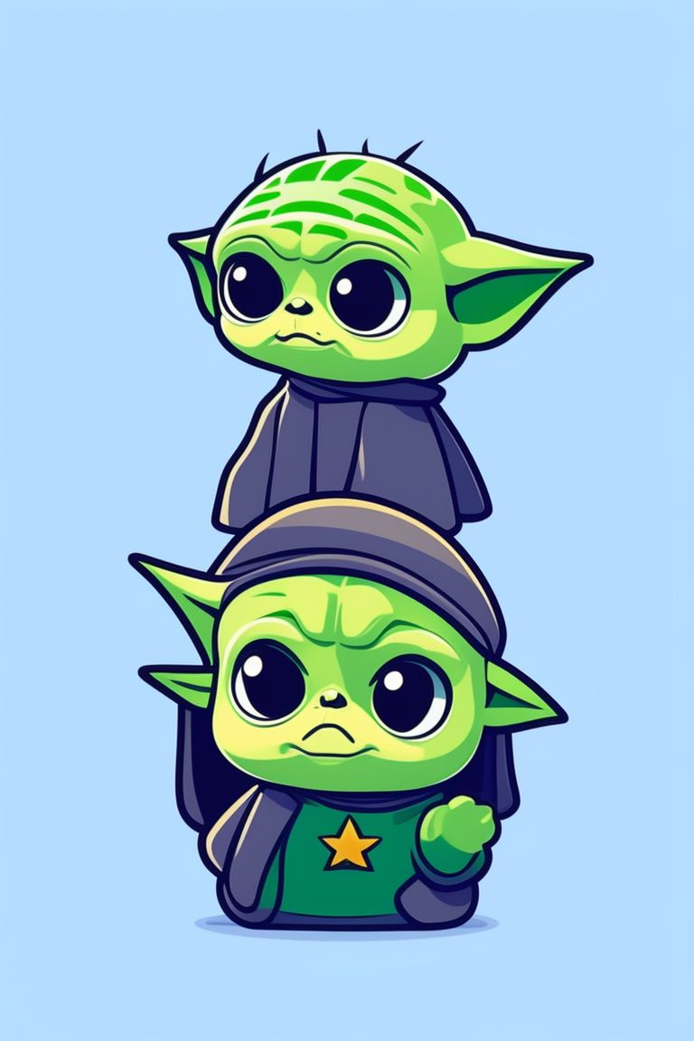 Star Wars Yoda Cartoon