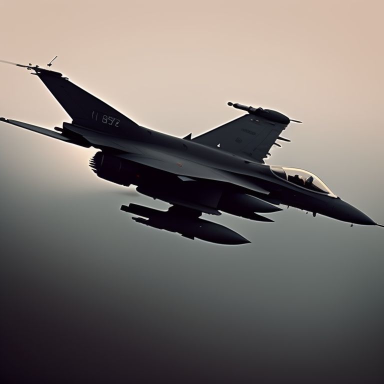 same-eland518: vector art an f-16 flying low, minimalist, 2-d, far shot ...
