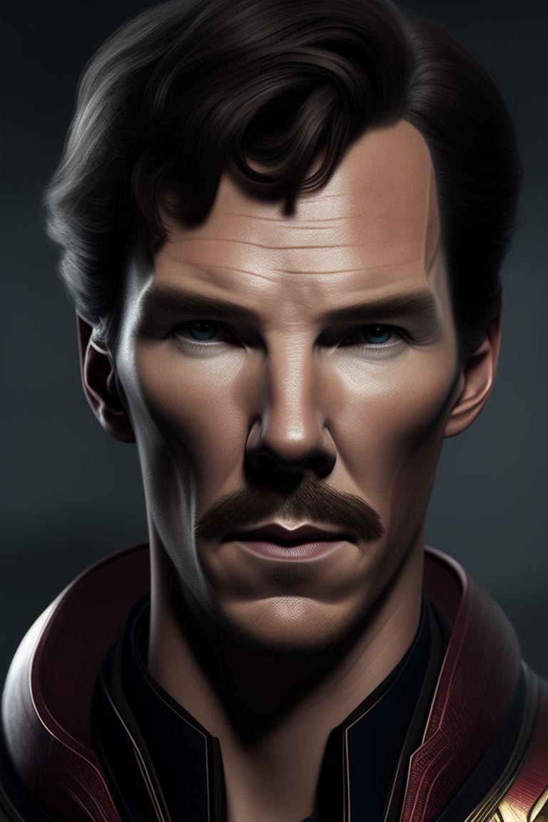 Benedict Cumberbatch Mustache