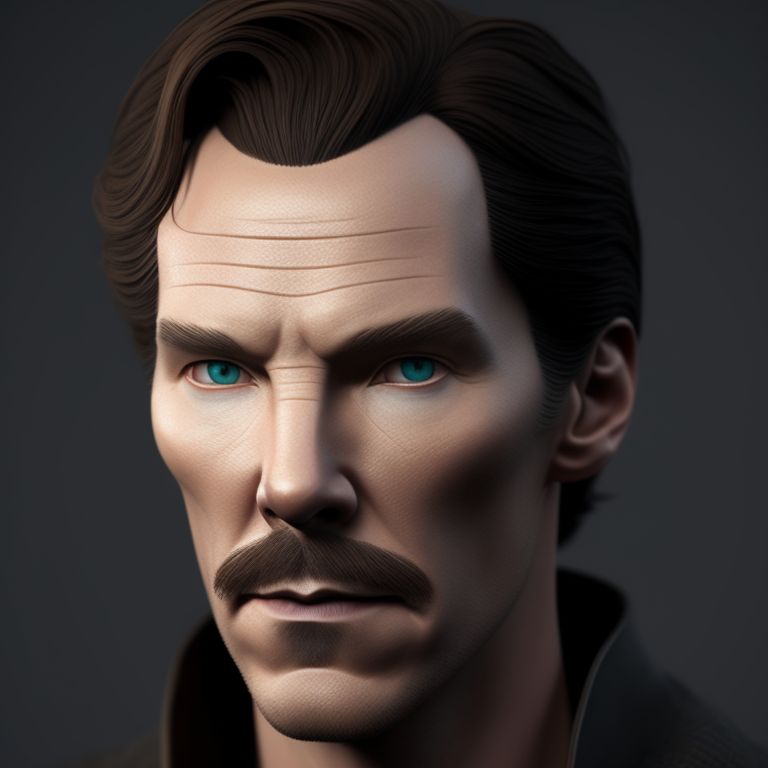 Benedict Cumberbatch Mustache