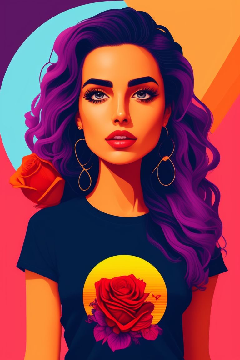 Realistic Comic Girl