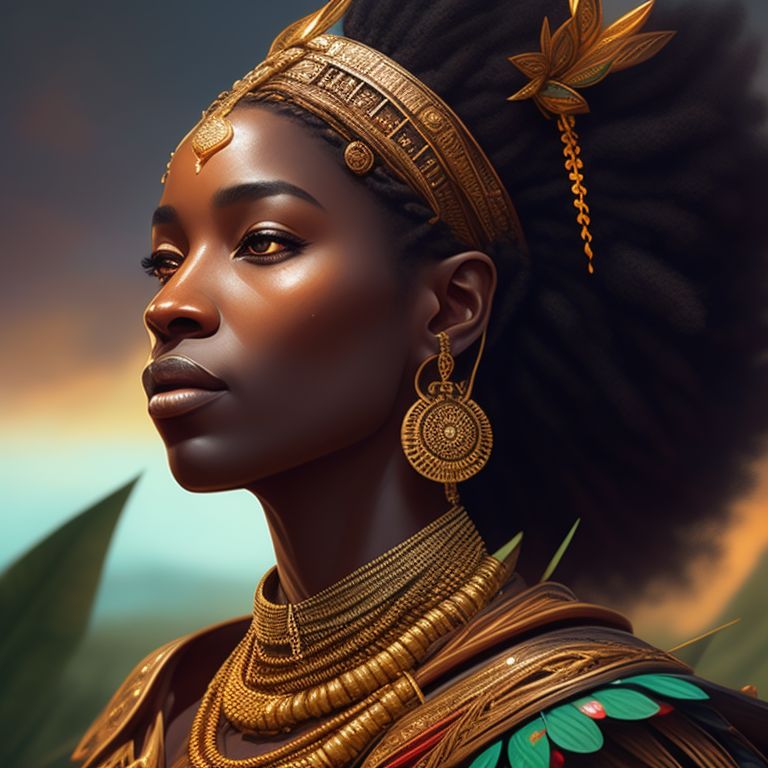 African Princess Warrior