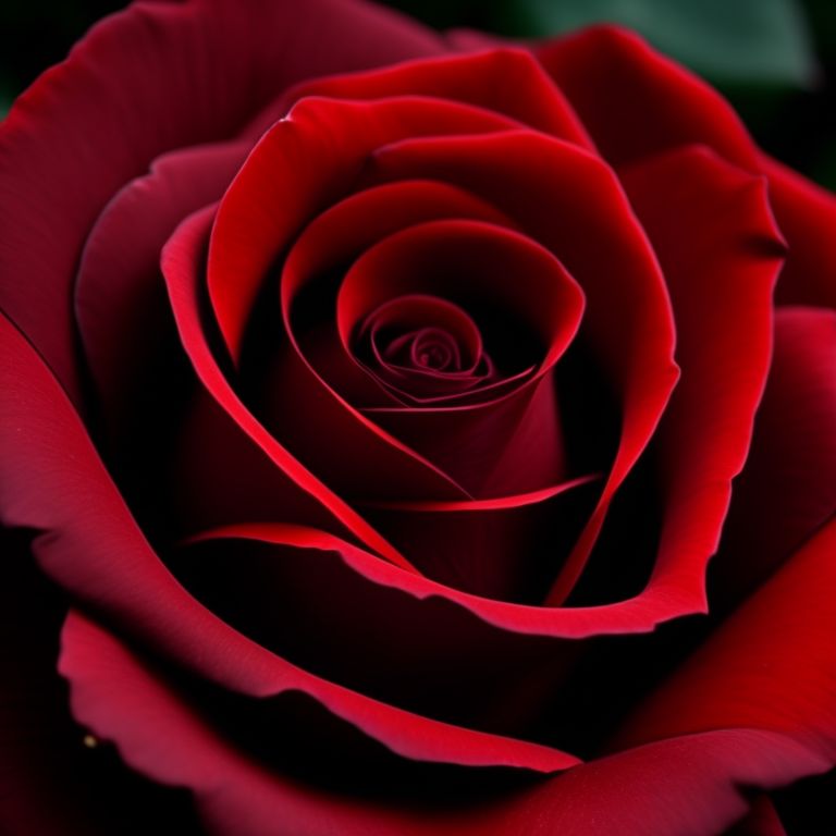 Beautiful Dark Red Roses