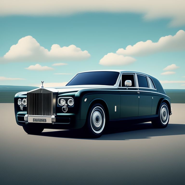 Private Jet And Rolls Royce