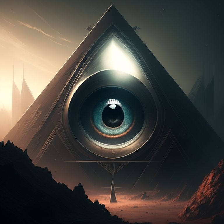 Pyramid Eye Wallpaper