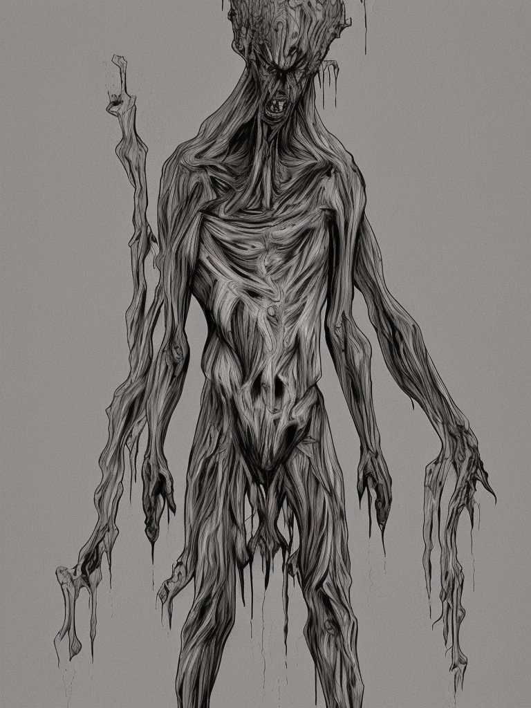 Evil Monster Drawings