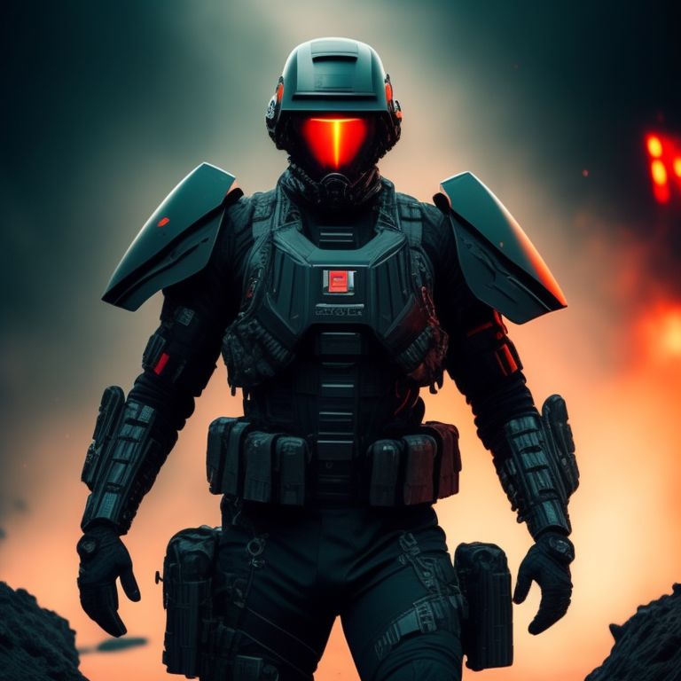 Futuristic Exosuit
