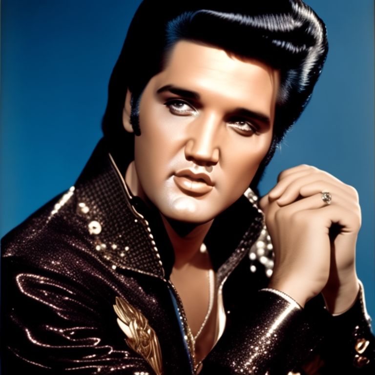 Elvis Presley 1950s Color
