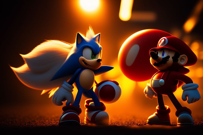 Mario Vs Sonic Wallpaper