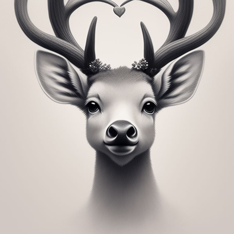 Buck Head Drawings In Pencil