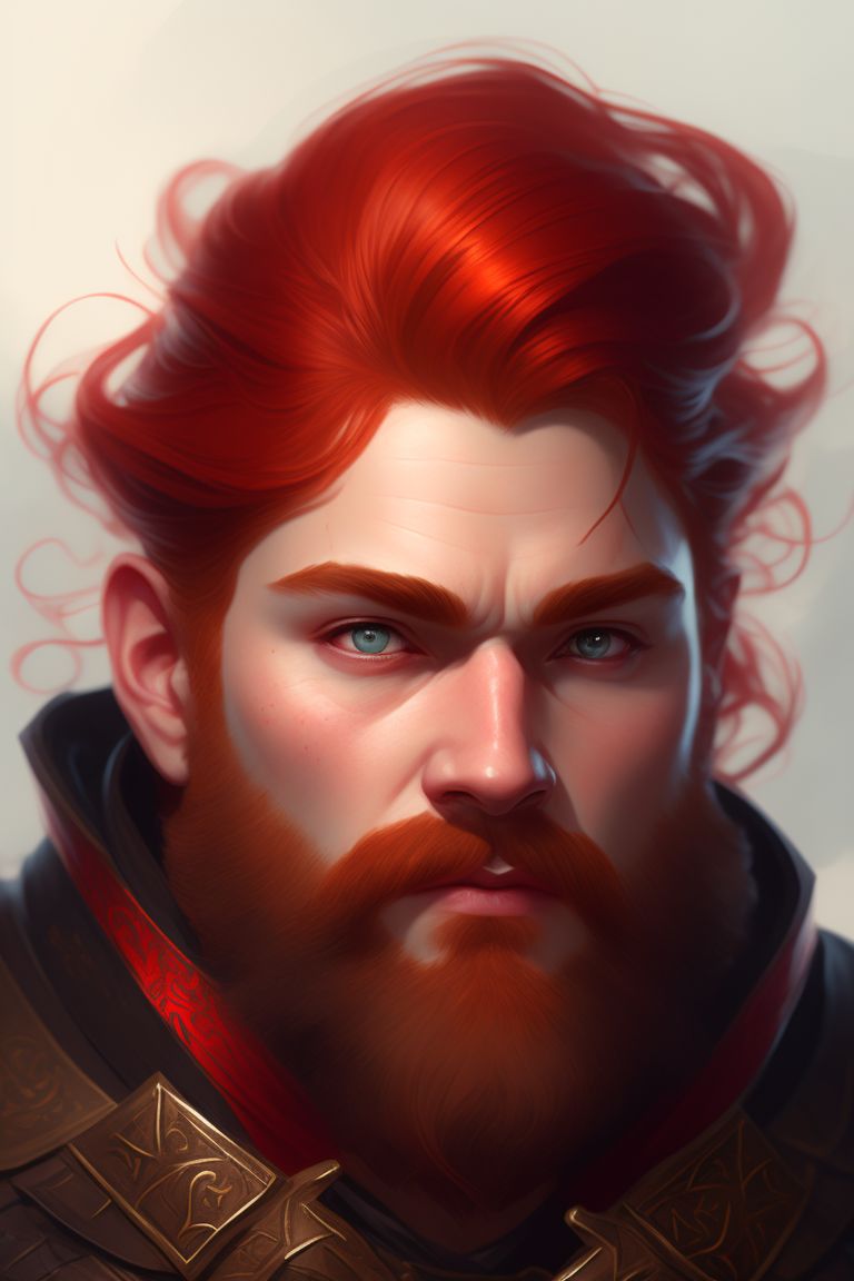 Red Headed Dwarf Man