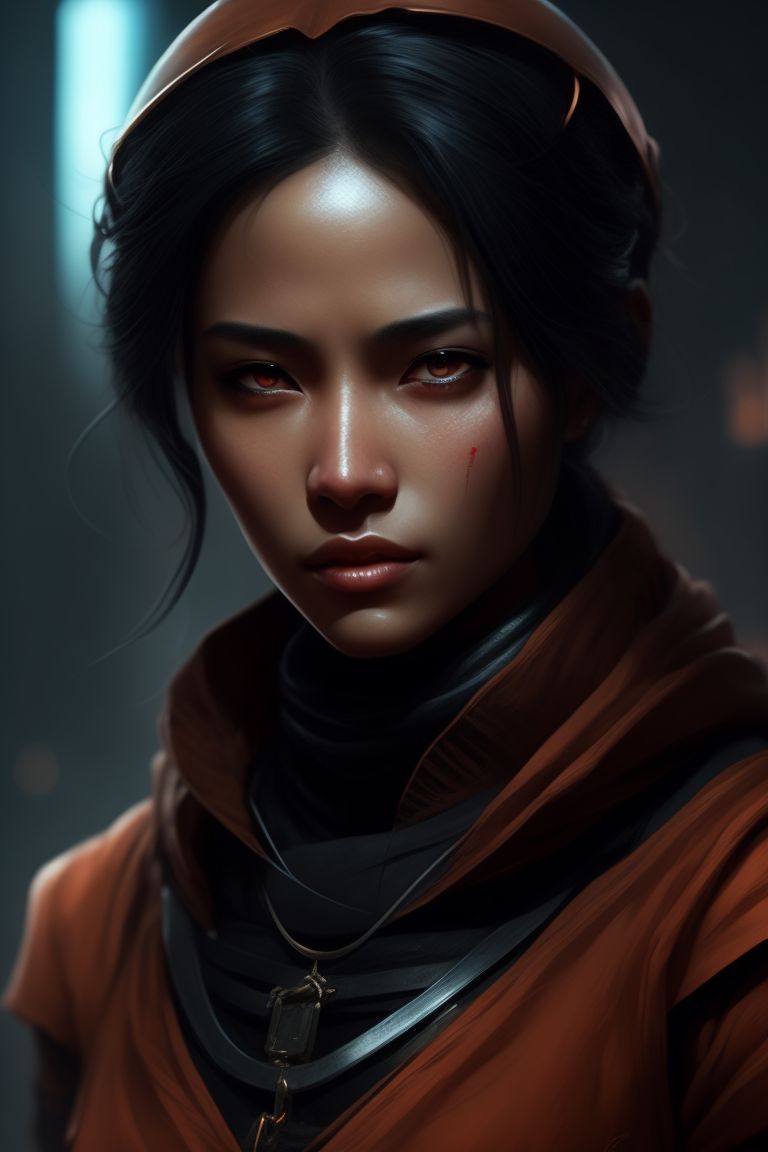 Female Monk Art