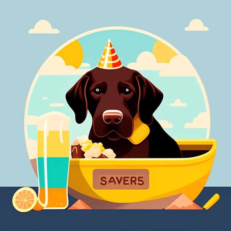 Happy Birthday Cute Lab