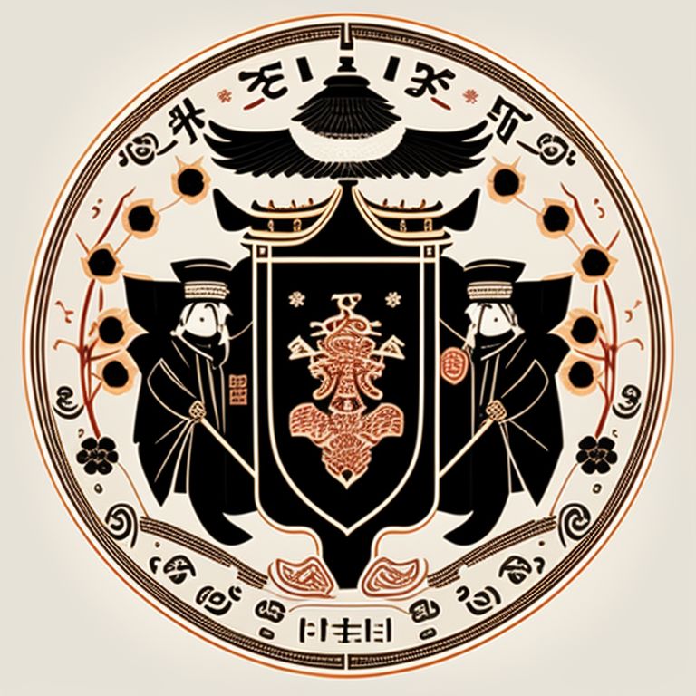 spicy-slug752: Japanese family coat of arms with the name DOY