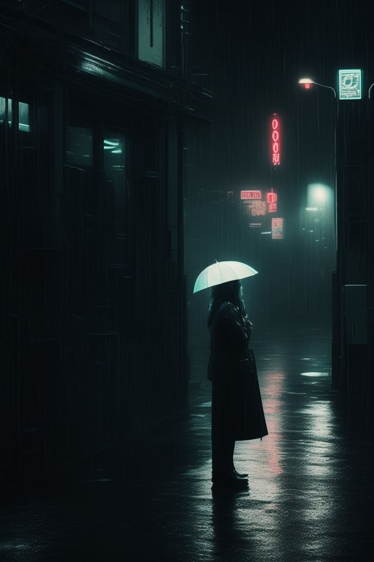 icy-viper994: Lonely women crying in the rain