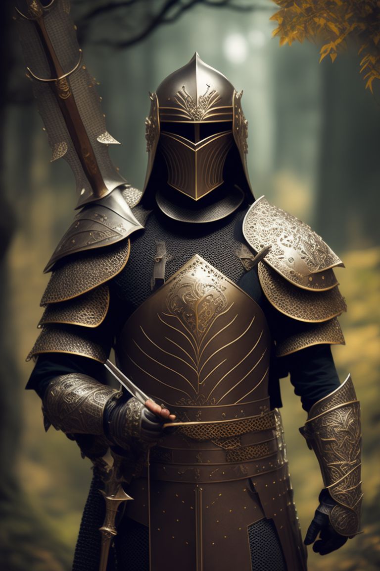 Chainmail Knight Art