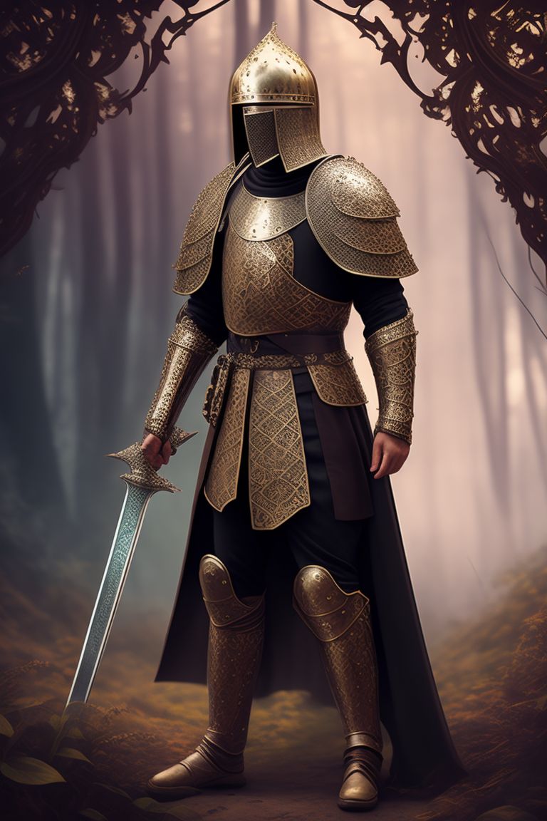 Chainmail Knight Art