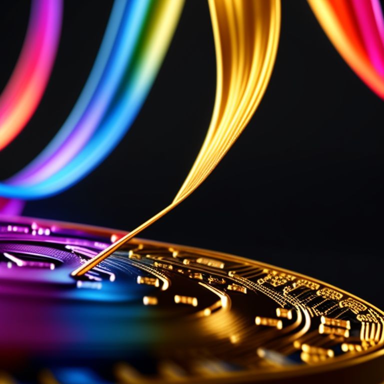 Jhuncean: Bitcoin pattern. Realistic cryptocurrency pattern