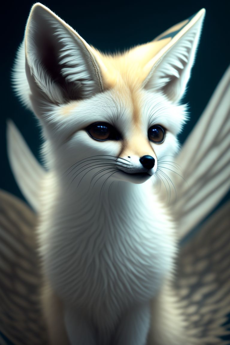 Anime Fox With Wings
