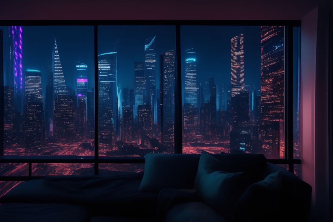 same-goose624: photo of a human silhouette,in a dark apartment,in front ...