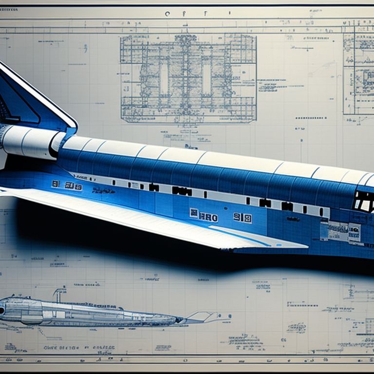 Columbia Space Shuttle Blueprints