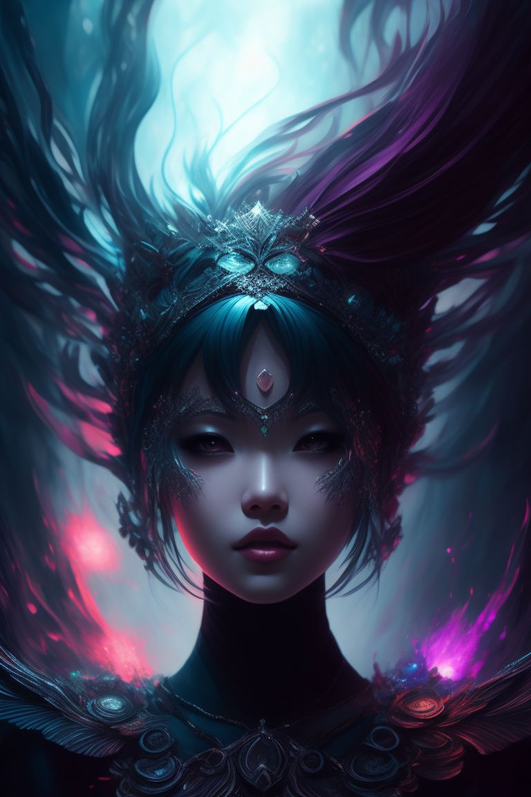 Colorful Character Concept Art | PromptHunt Template