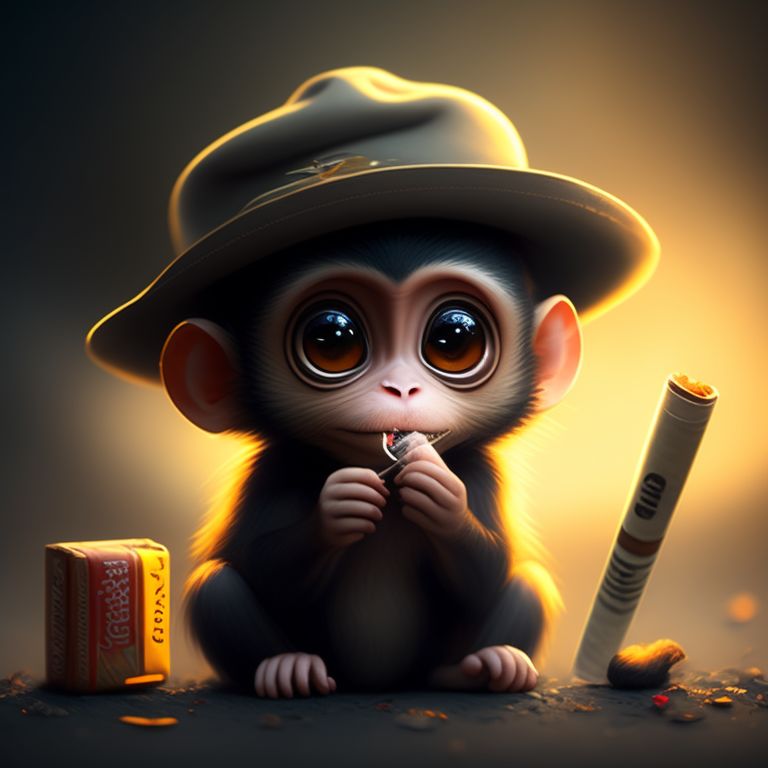 Smoking Baby Animation