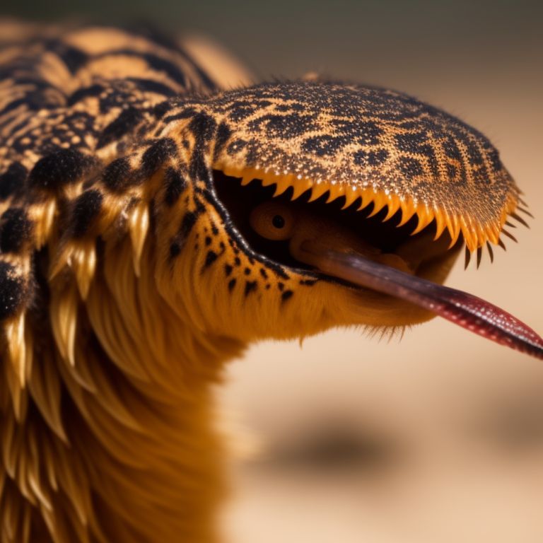 Camel Spider Eating A Lizard
