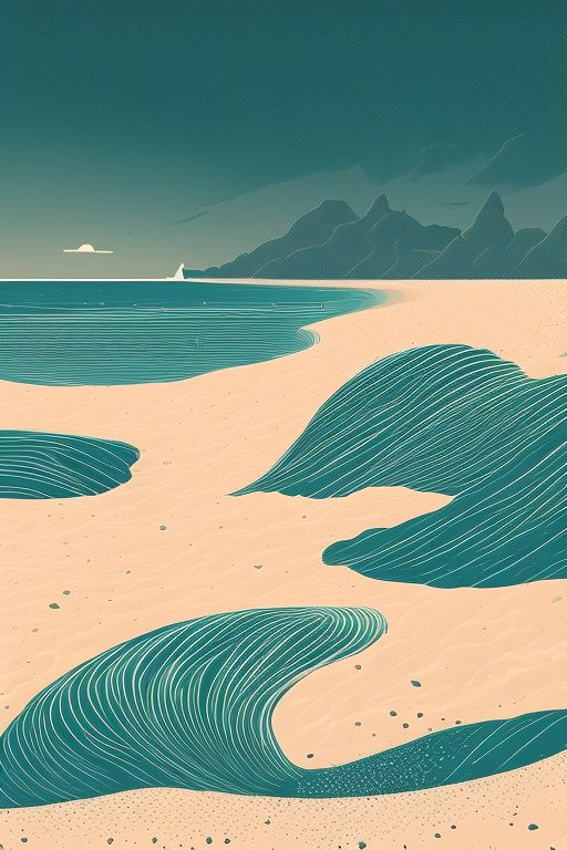 next-raven484: minimal summer beach , surf art , flat colors ...