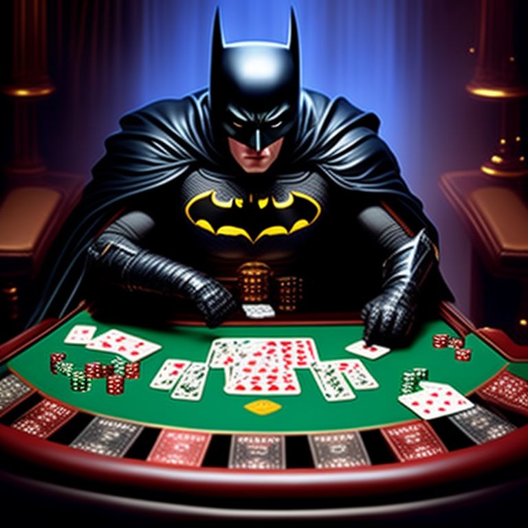 Batman Playing Poker