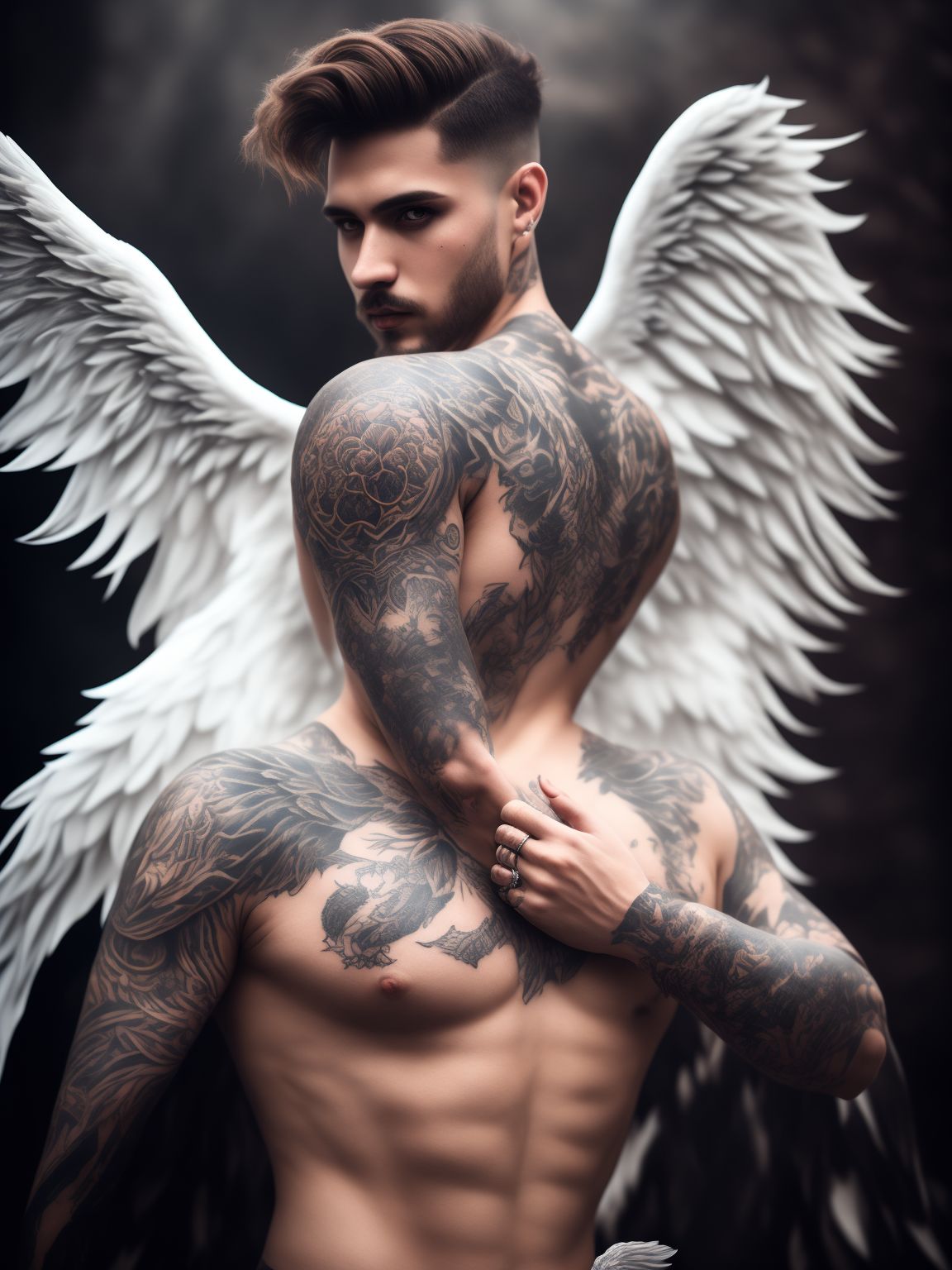 Angel Wing Arm Tattoos 1141