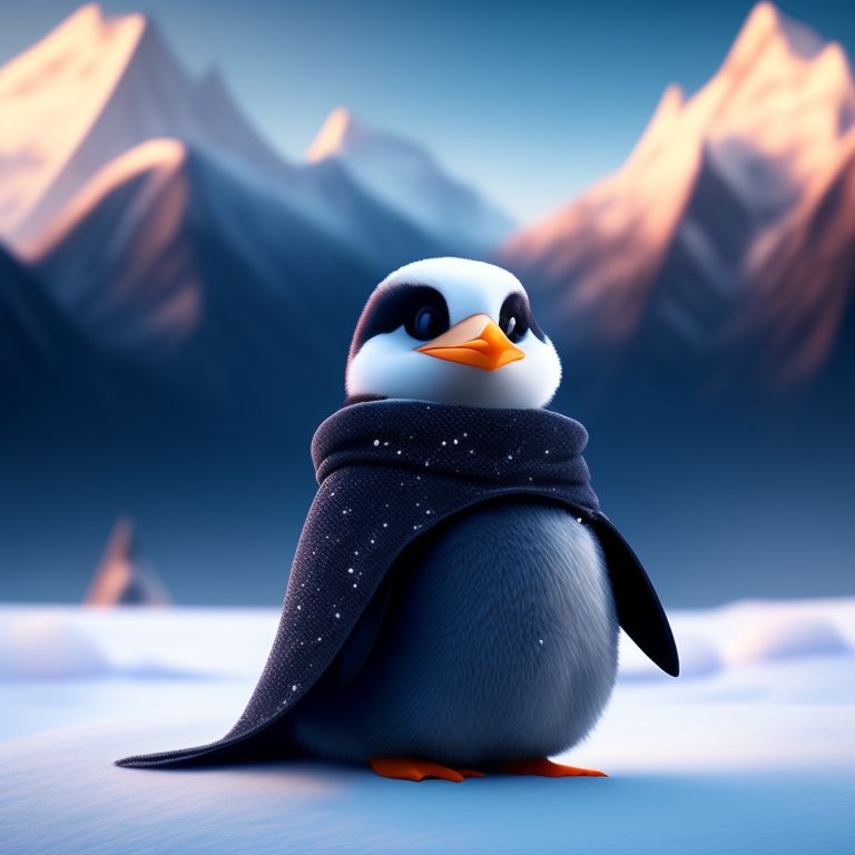 Evil Penguin Wallpaper