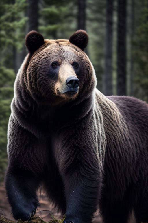 used-narwhal734: Grizzly bear staring at the camera