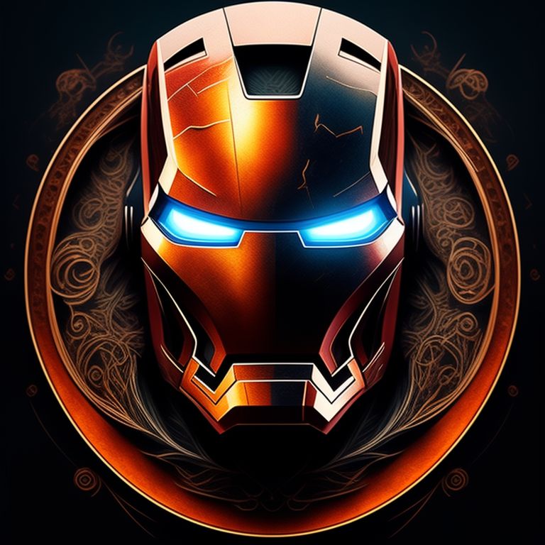 Iron Man Face Logo