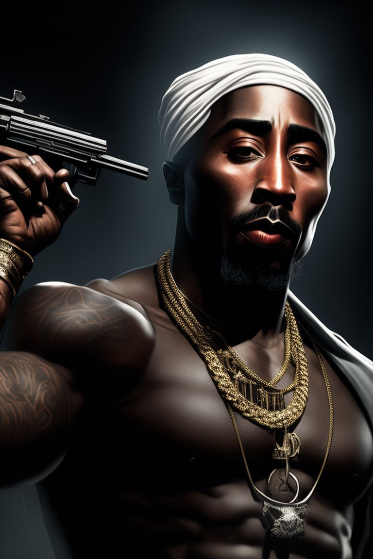 2pac Gun Logo