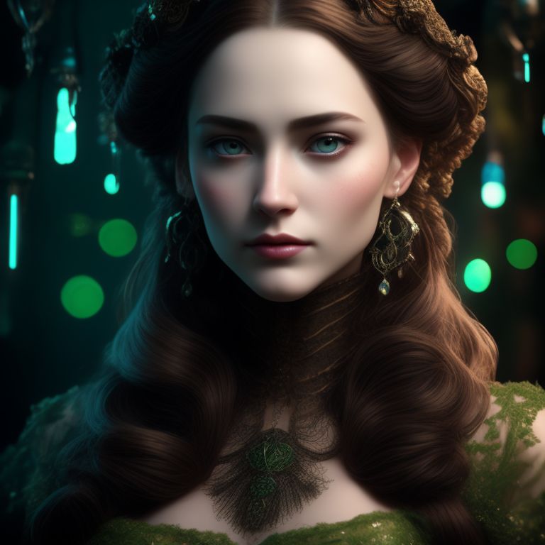 moral-turtle525: A witch with pretty, perfect features, preparing a ...