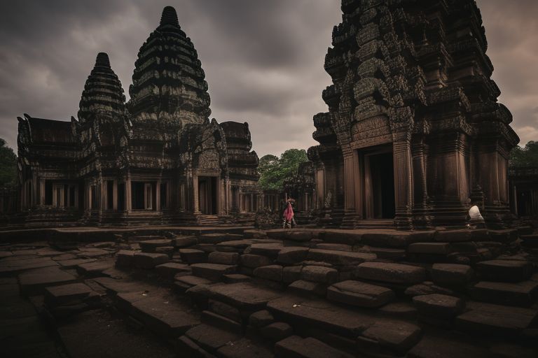 all-seahorse268: Ultra realistic, Angkor snake, temple complex at ...